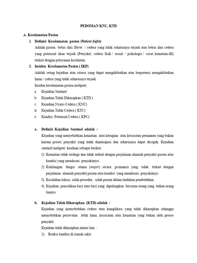 Pedoman KNC | PDF | Sains & Matematika