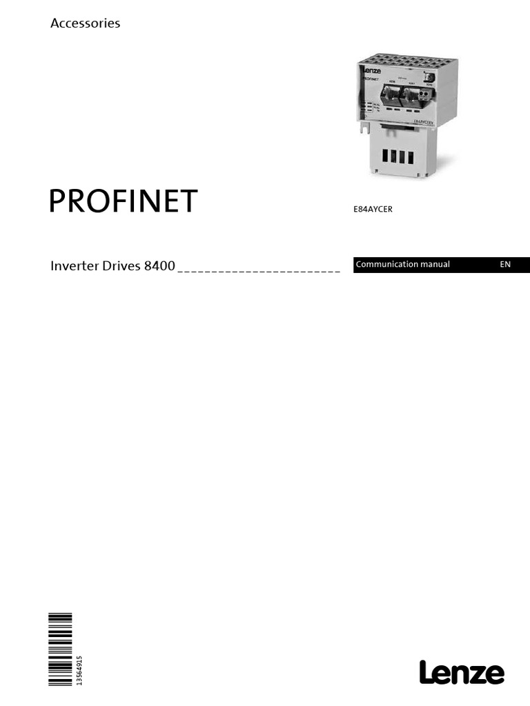 E84aycer Profinet Mci Module v3-0 en | PDF | Documentation | Network Topology