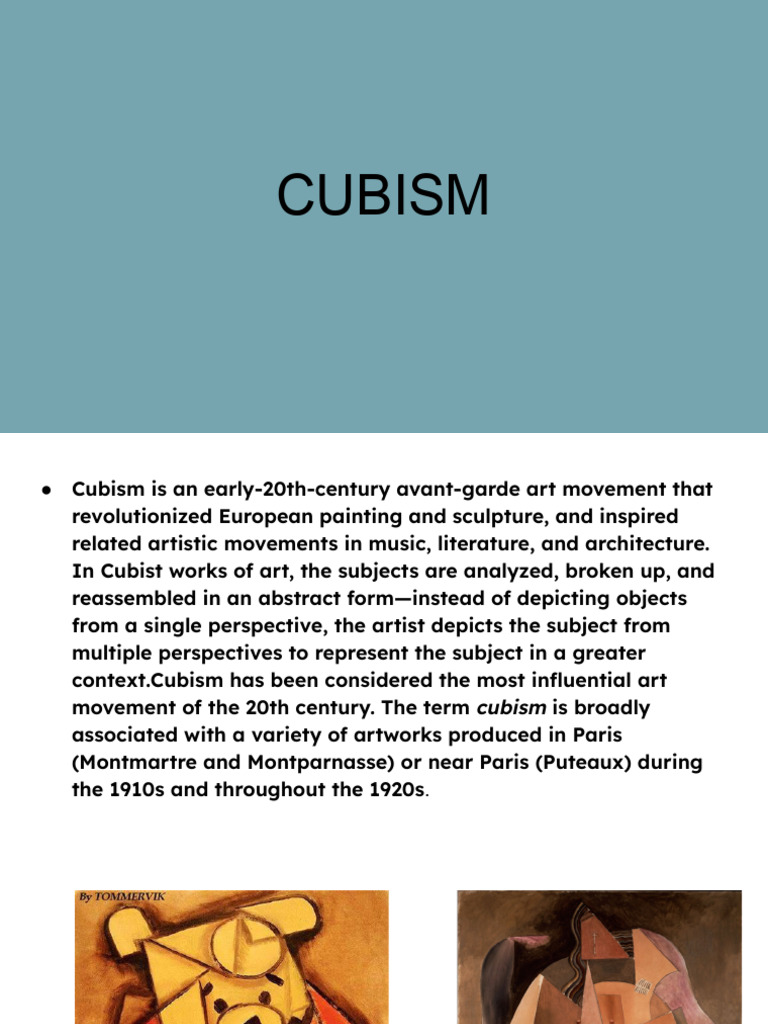 CUBISM | PDF