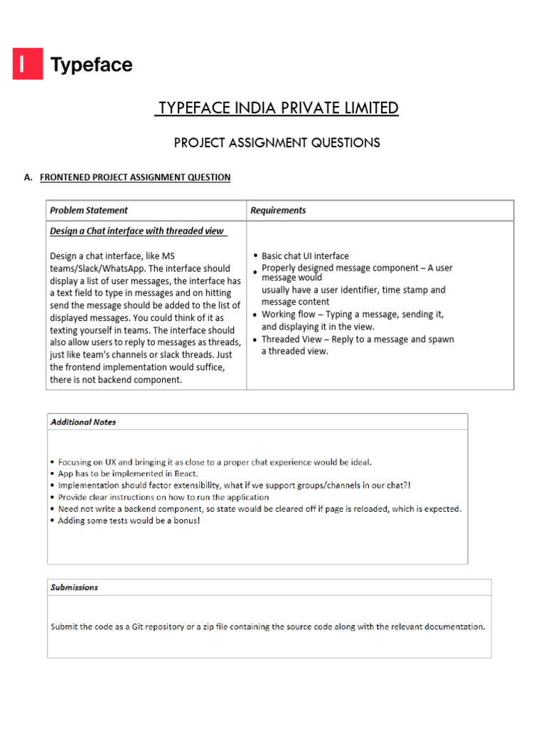 Typeface - Project Assignment Questions | PDF | Computer File | Metadata