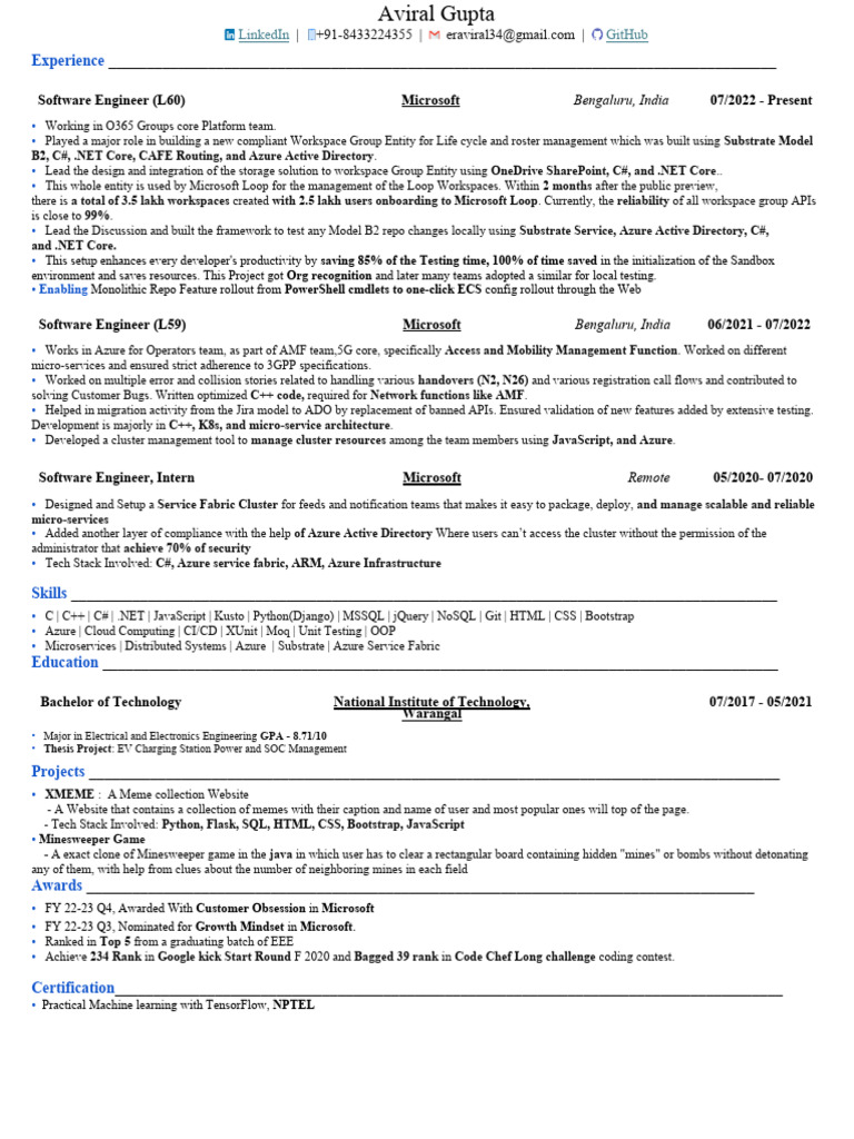 PIRATE KING Resume - White | PDF | Microsoft Azure | Computing