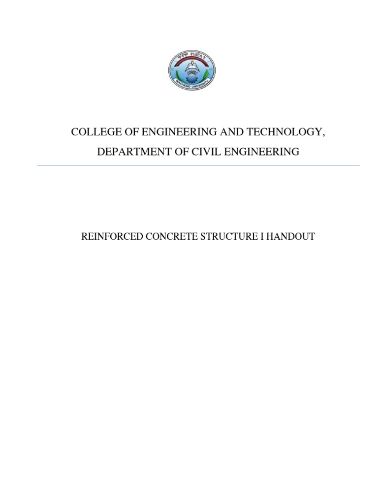 RCI Handout 4 Students | PDF | Deformation (Engineering) | Reinforced ...