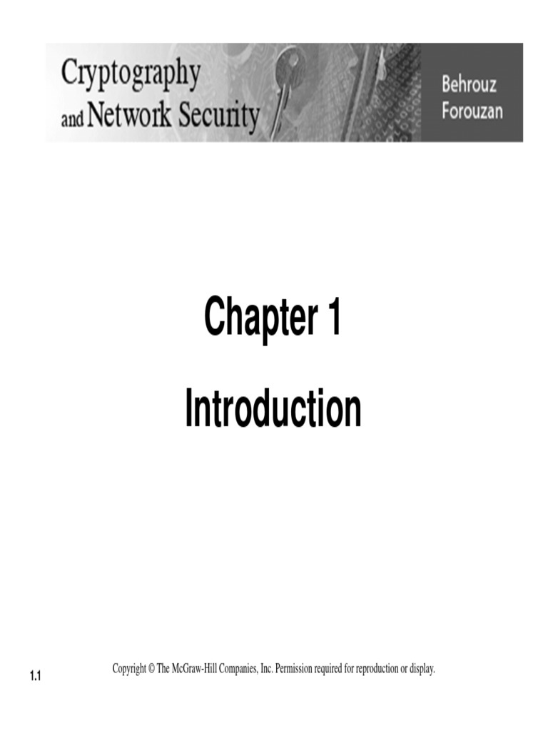 Me NSEC ch1 | PDF | Encryption | Cryptography