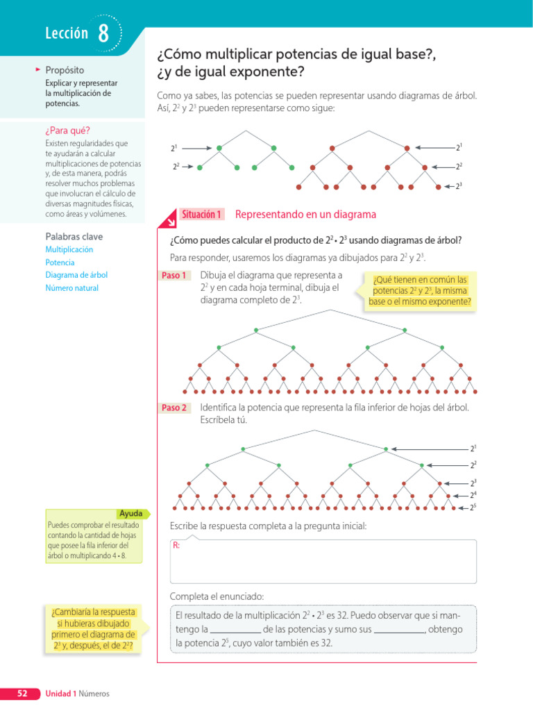 Potencias | PDF | Multiplicación | Exponenciación