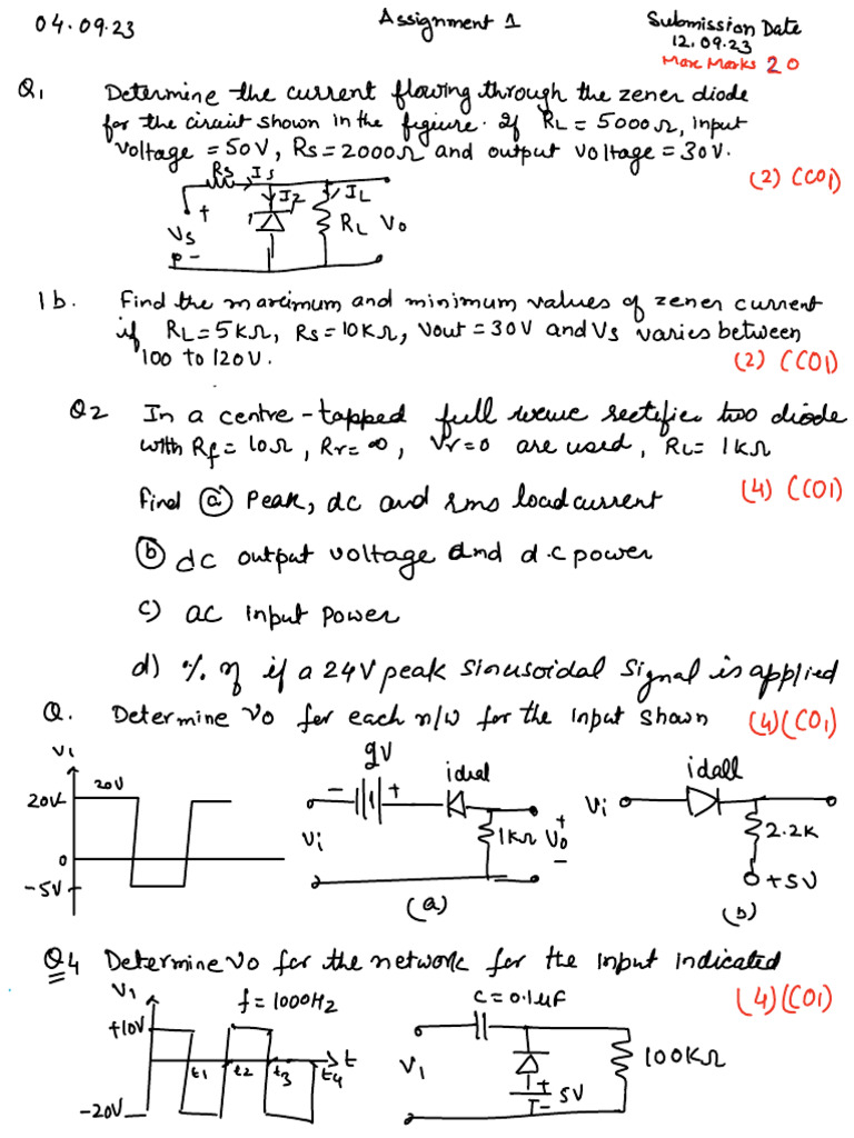 Assignment No. 1 | PDF