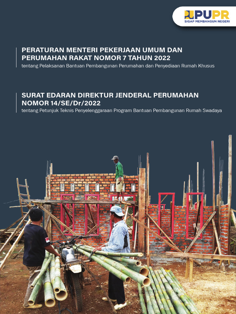 Permen PU No. 7 TH 2022 Dan SE No 14-SE-Dr-2022 | PDF | Griya & Taman