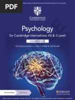 Cambridge Psychology Syllabus 2024-2026 | PDF | Psychology | Methodology