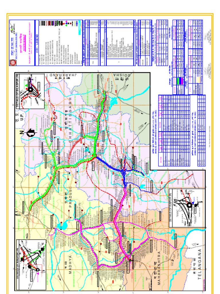 Bilaspur Division Railway Map | PDF