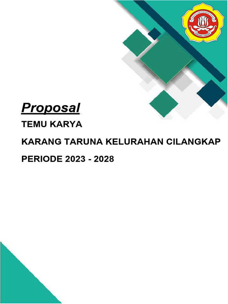 Proposal Temu Karya Katar Cilangkap - 122610 | PDF