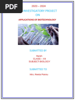 Biodiversity Investigatory Project | PDF | Biodiversity | Conservation ...