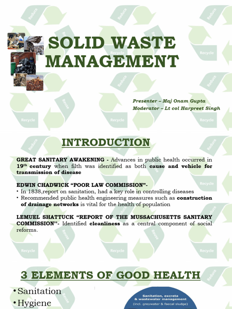 Solid Waste Management Overview | PDF | Waste Management | Waste