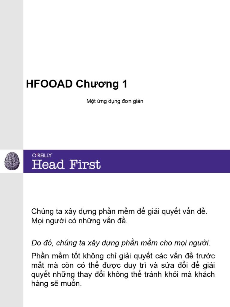 HeadFirstOOAD Ch01 | PDF