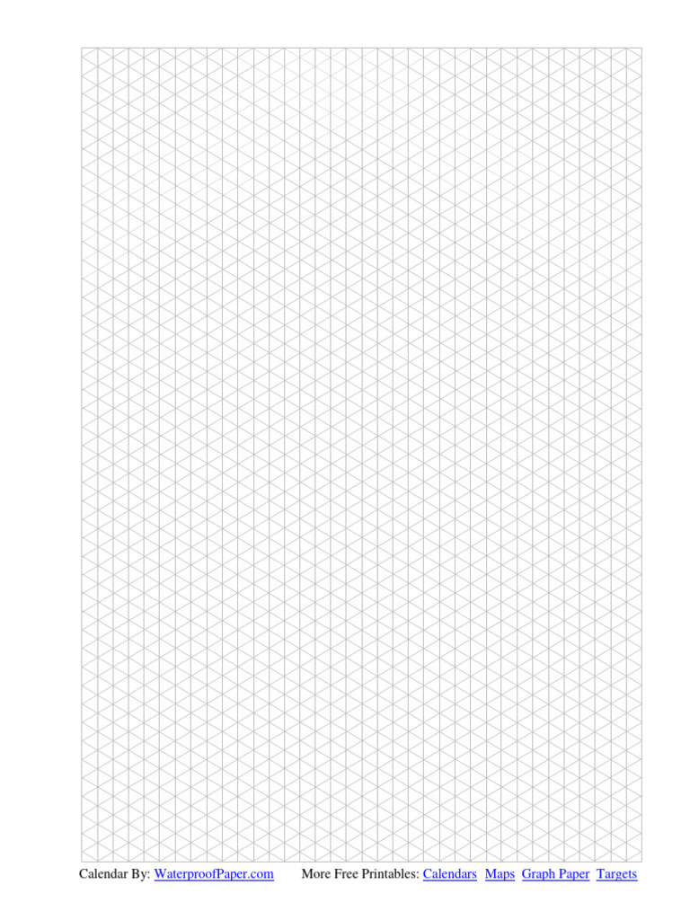 Isometric Graphing Paper | PDF