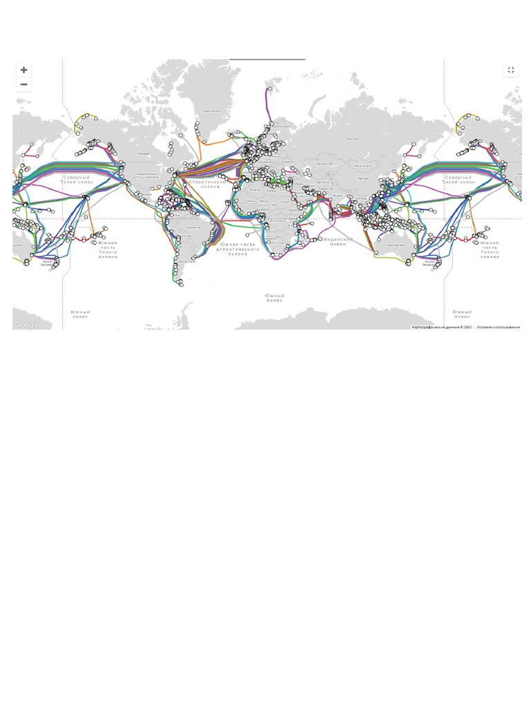 Mapa Da Internet Pelo Mundo | PDF