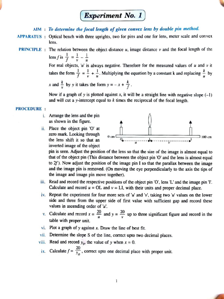 Physics Practical 12S | PDF | Optics | Electromagnetic Radiation