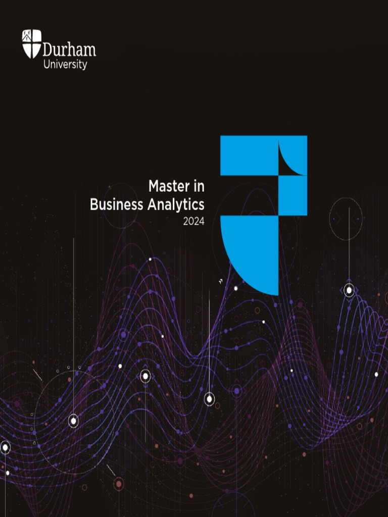 MSc Business Analytics at Durham 2024 | PDF | Analytics | Data