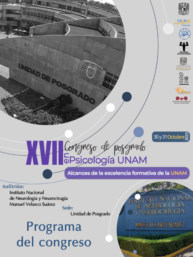 Programa Congreso XVLL Posgrado | PDF | Sicología