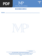 Modelo Receituario Simples | PDF