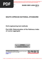 SANS 3001-AG1 2014 Civil Engineering Test Methods Part AG1 Particle ...