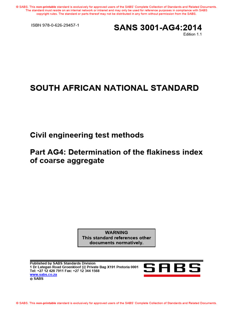 Sans 3001-Ag4 | PDF | Copyright