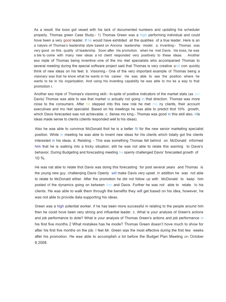 High He | PDF | Experience