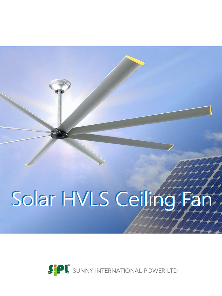 Ceiling Fan | PDF | Electric Motor | Solar Power