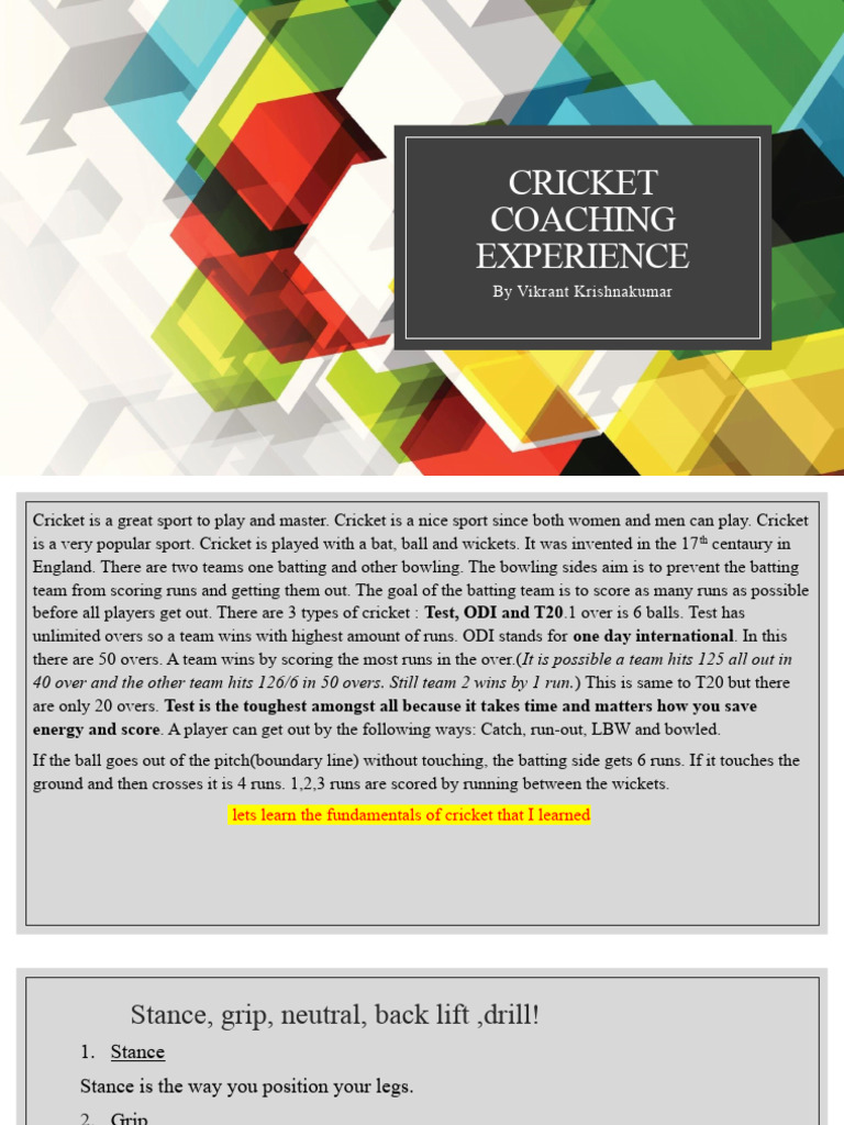 Computer Science Project - 4th Grrade T2 | PDF | Cricket | Bowling (Cricket)