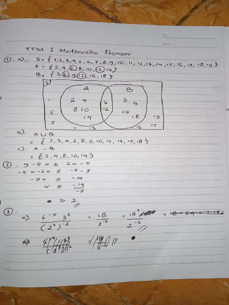 TTM 1 Defita Indah Safitri Matematika Ekonomi | PDF