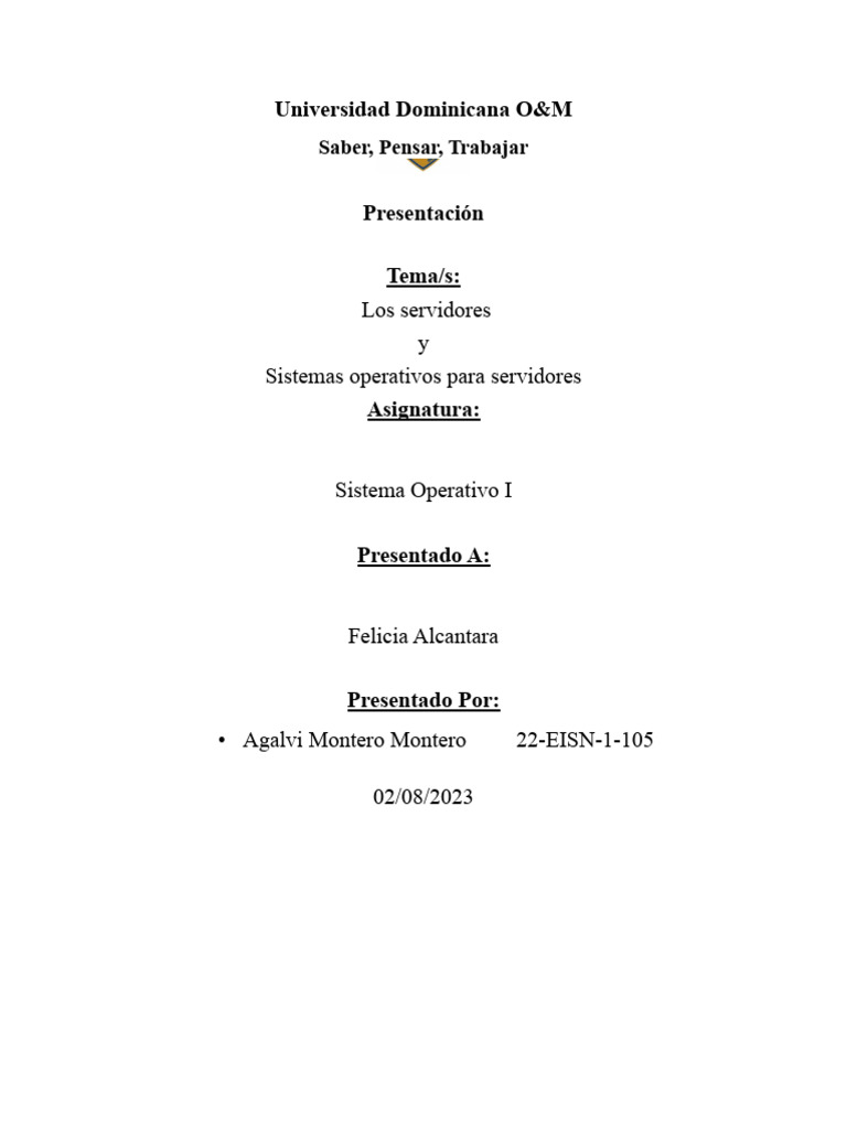 Presentacion Oym | PDF