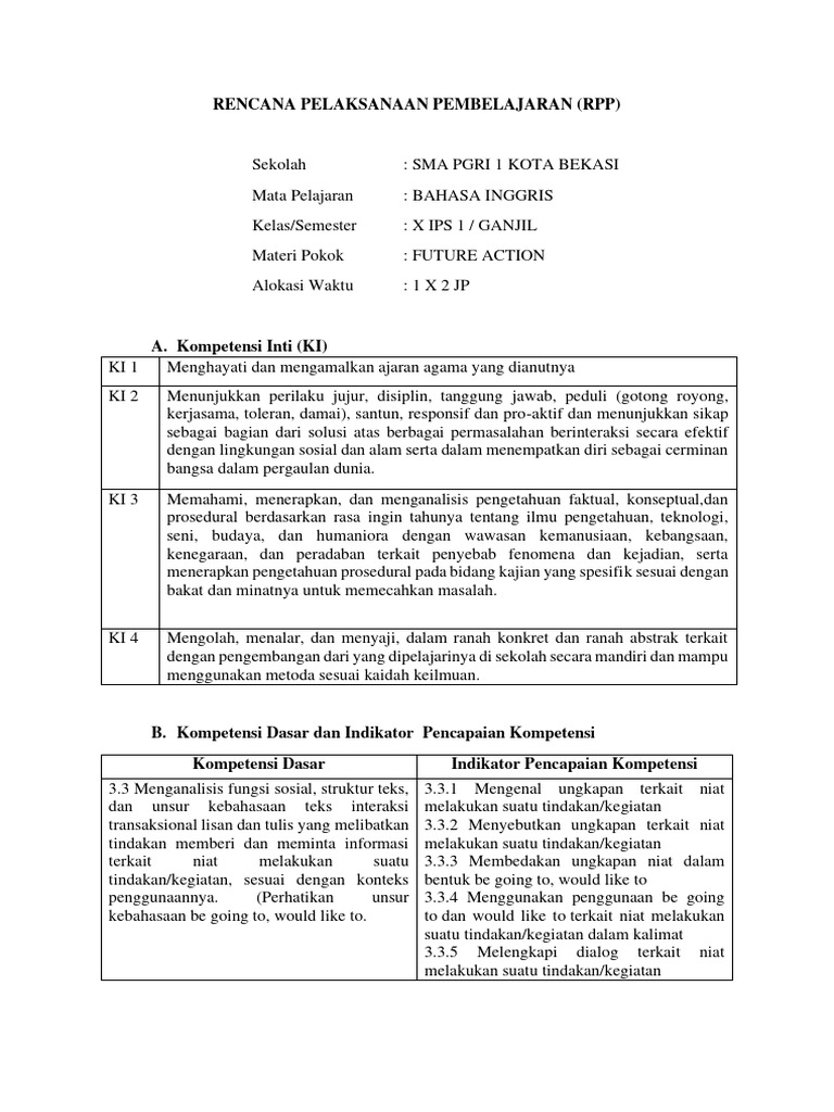 RPP (Meet 3) | PDF | Sains & Matematika
