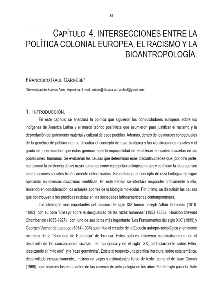 Capt 4 Sobre El Racismo | PDF | Raza (categorización humana) | Racismo