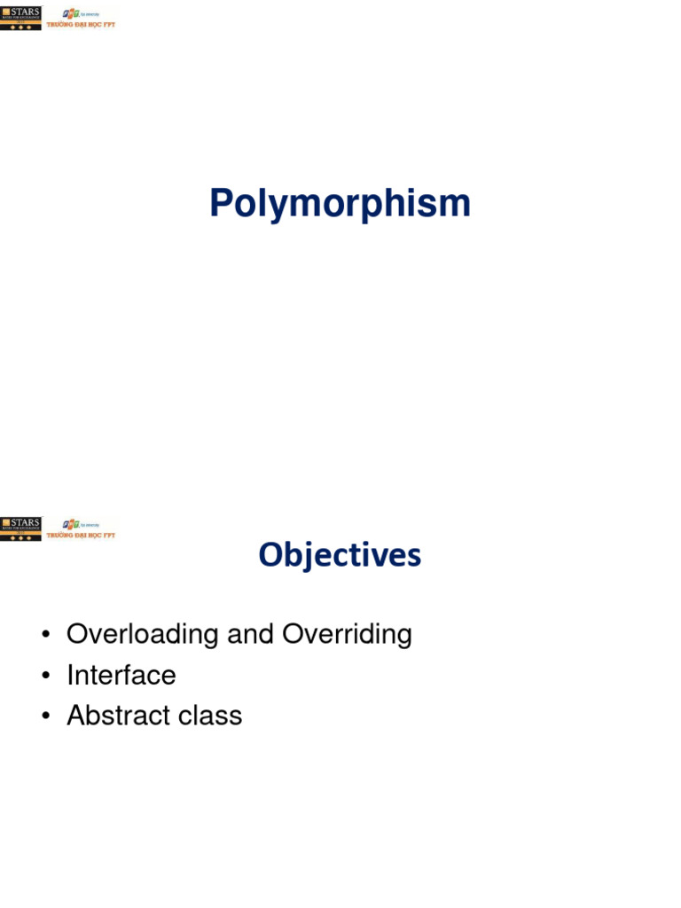 OOP Polymorphism Essentials | PDF | Class (Computer Programming) | Method (Computer Programming)