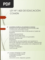 Ley 1420 Ficha Resumen | PDF