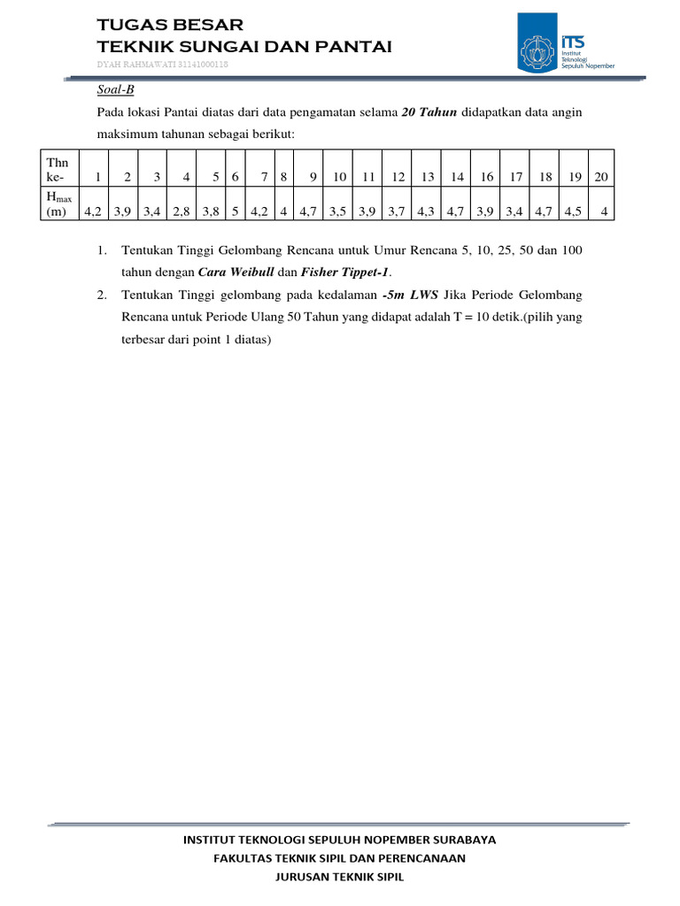 Metode Fisher Tippet Type I Amp Metode Webull | PDF