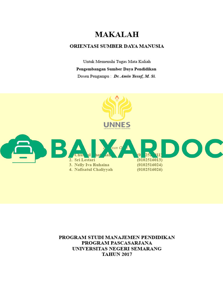 SDM Orientasi Yang Benar | PDF | Karier & Perkembangan