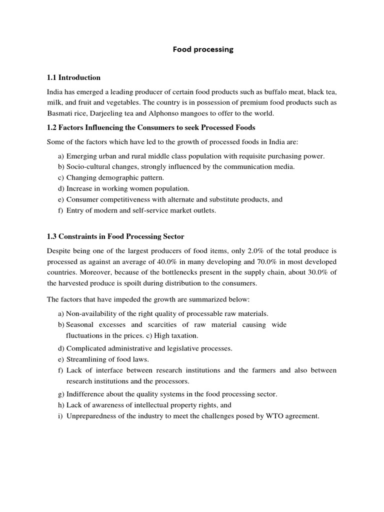 FST-Paper - III Principles of Food Processing - II Semester | PDF ...