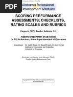 Checklist vs. Rating Scale in Assessment | PDF | Likert Scale | Cognition