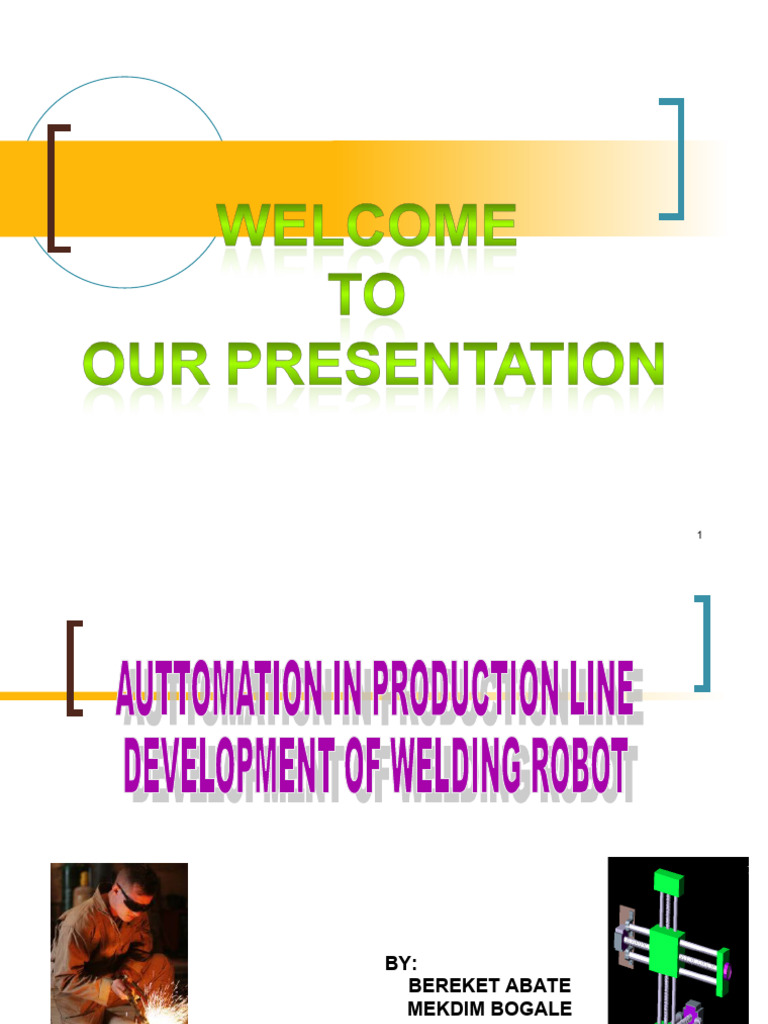 Presentation of Welding Robot | PDF | Welding | Construction