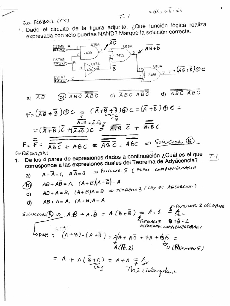 T1 - Ejercicios Examen | PDF