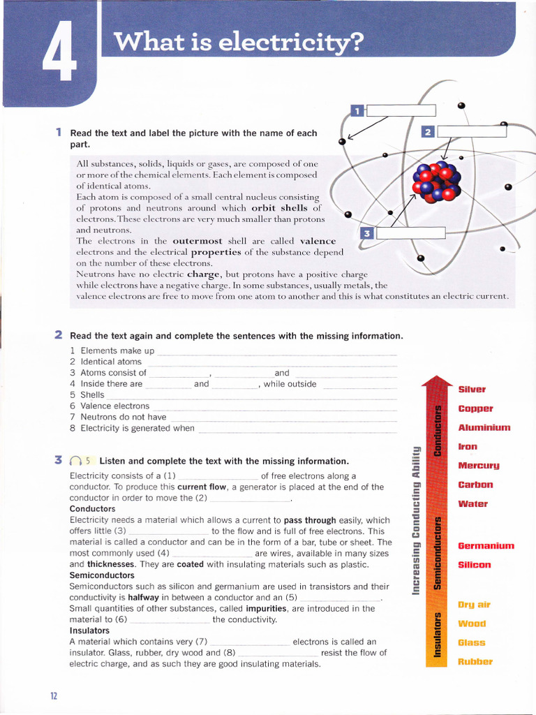 Understanding Atoms and Electricity | PDF | Direct Current | Watt