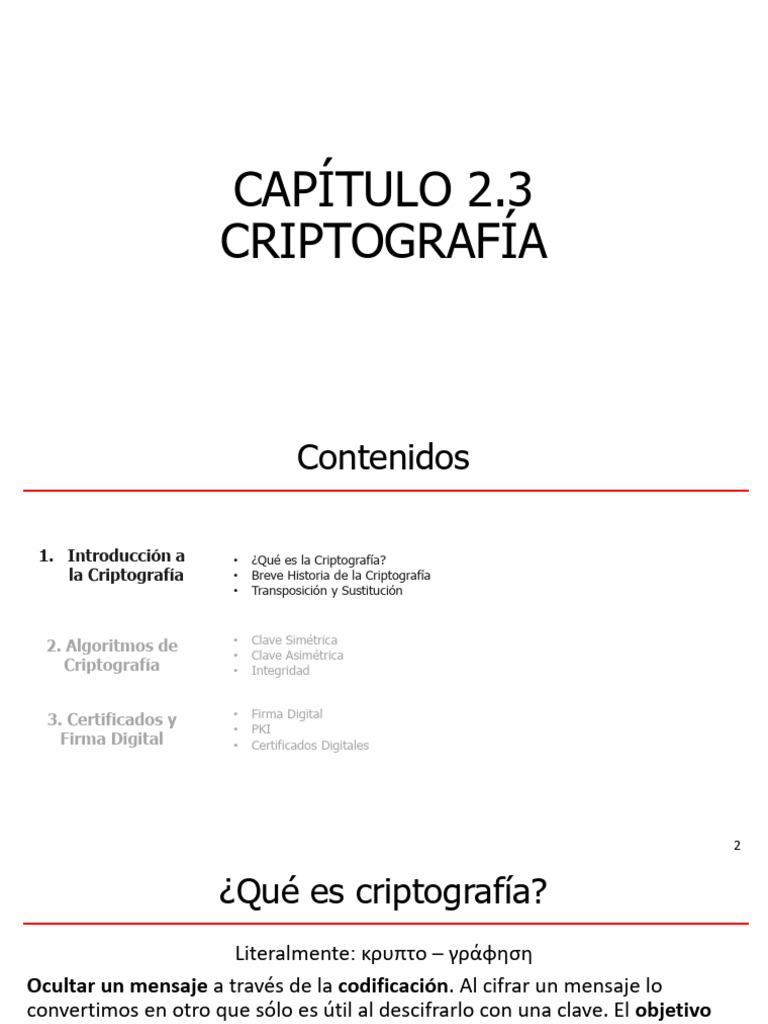2 3 Criptografía | PDF