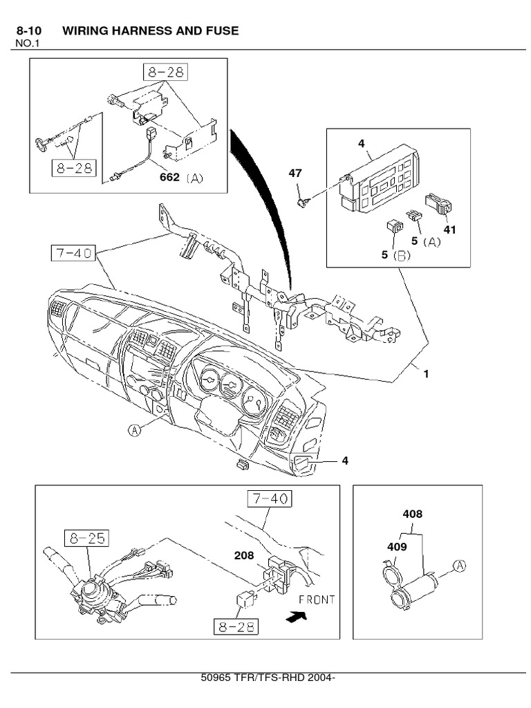 8 10 Wiring Harness and Fu | PDF | Electrical Connector | Private Transport