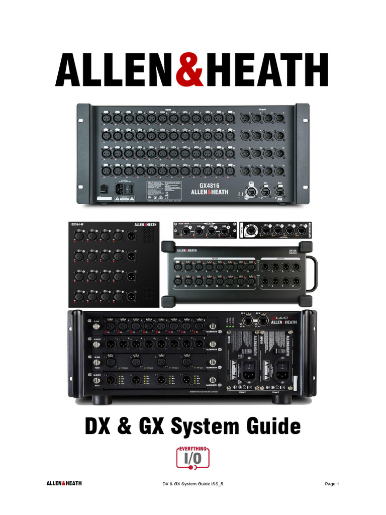 DX & GX System Connectivity Guide | PDF | Network Switch | Ethernet