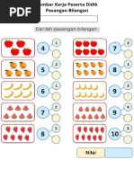 LKPD Menulis Menebalkan Huruf Kelas 1 Bahasa Indonesia | PDF