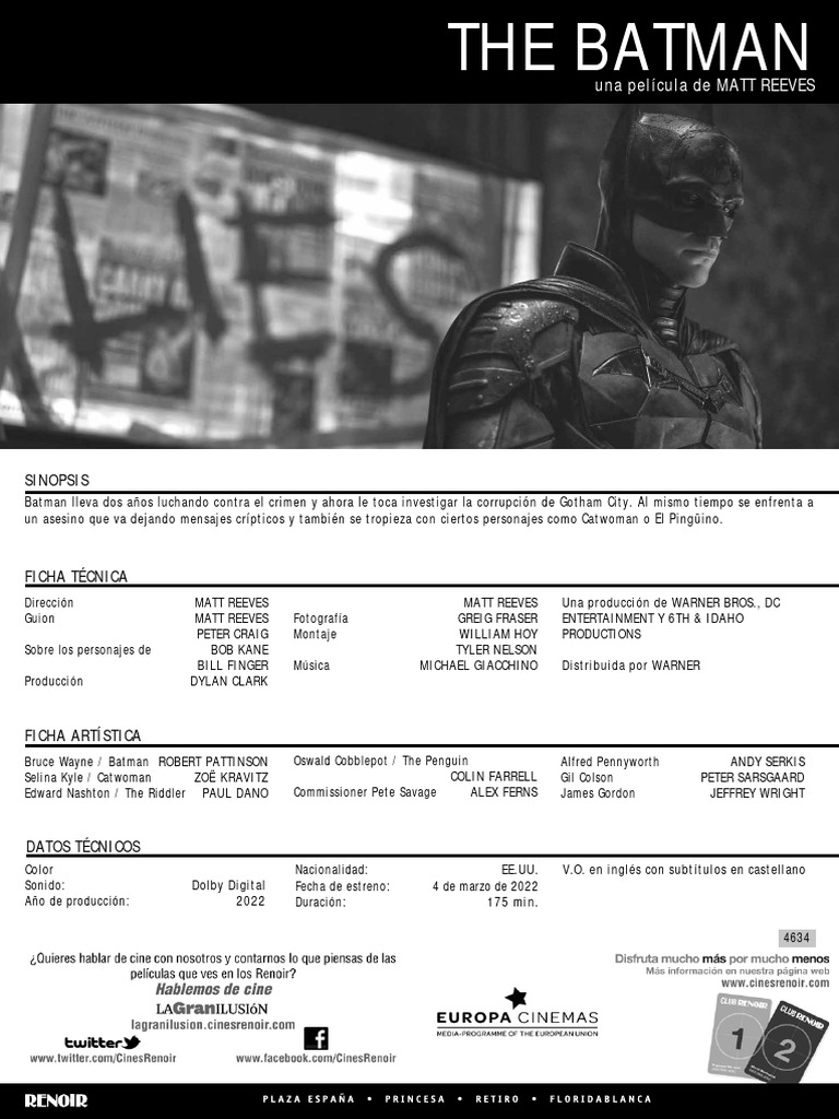 The Batman | PDF | hombre murciélago