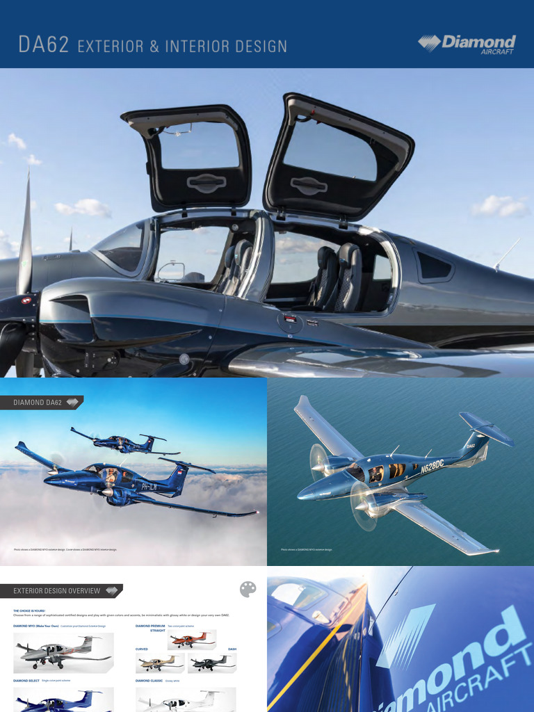 DA62 Exterior and Interior Design 2023 SCREEN 01 | PDF | Length | Grey