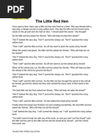 The Little Red Hen | PDF