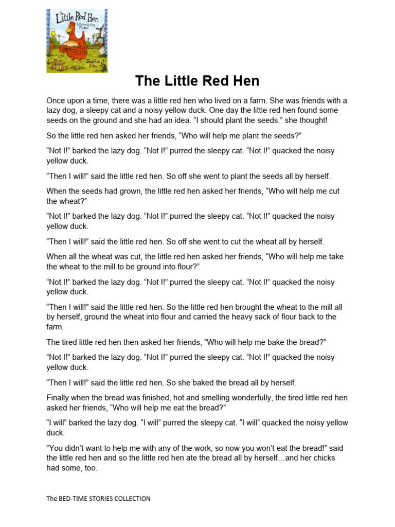 The Little Red Hen | PDF