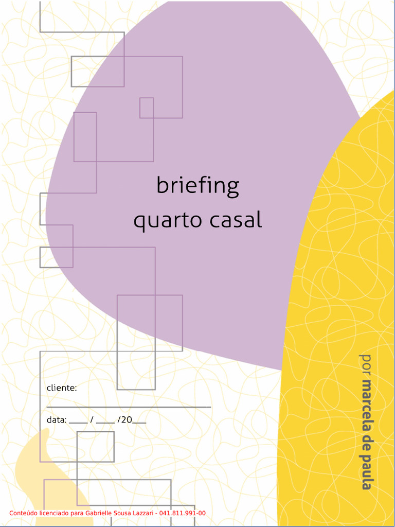 Briefing Quarto Casal | PDF