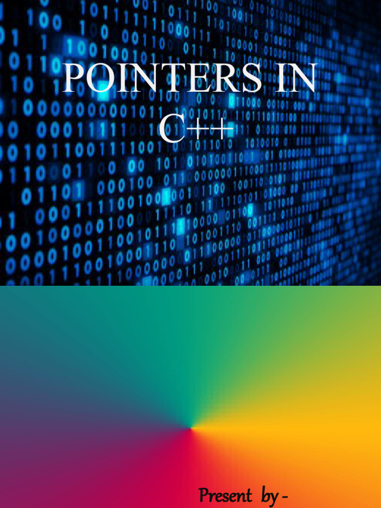Pointer In C 8803017 Powerpoint Pdf Pointer Computer Programming
